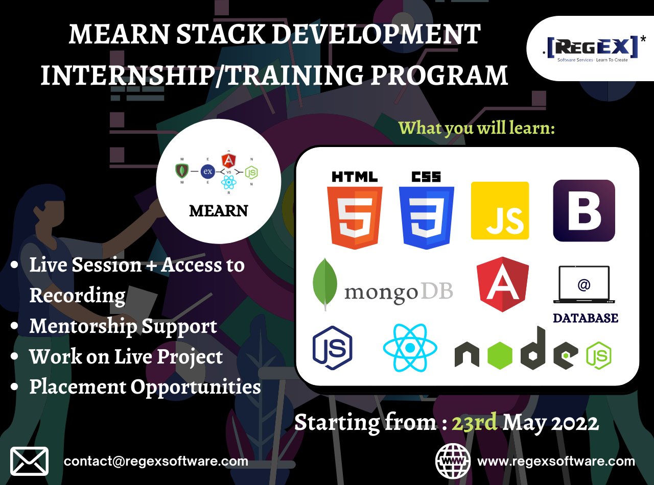 Summer Internship Program May 2022 Regex Software 2831